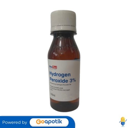 Jual Onemed Hydrogen Peroxide 3% Botol 100 Ml | Shopee Indonesia