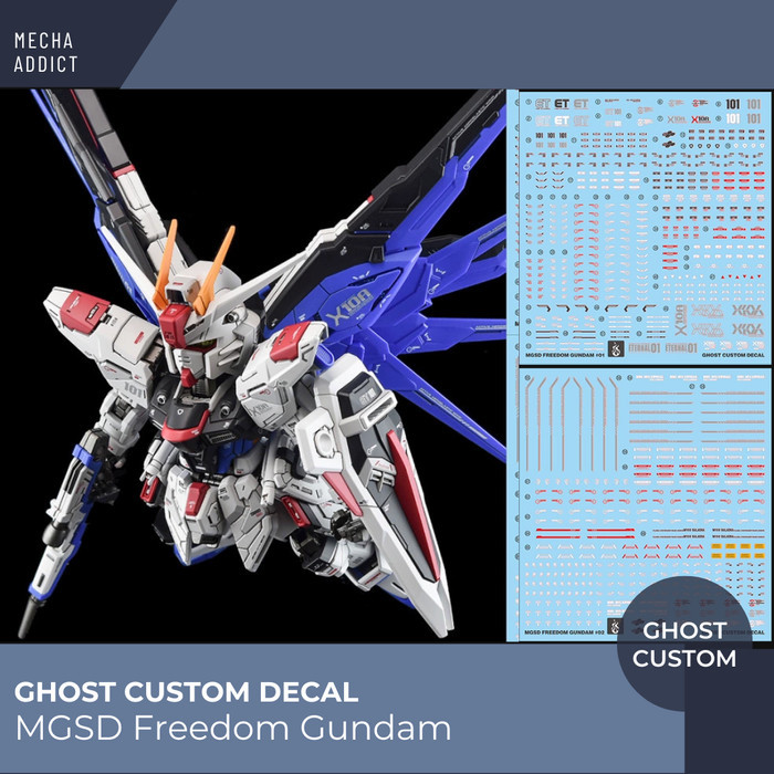 Jual Water Slide Decal MGSD Gundam Strike Freedom by Ghost Decal ...