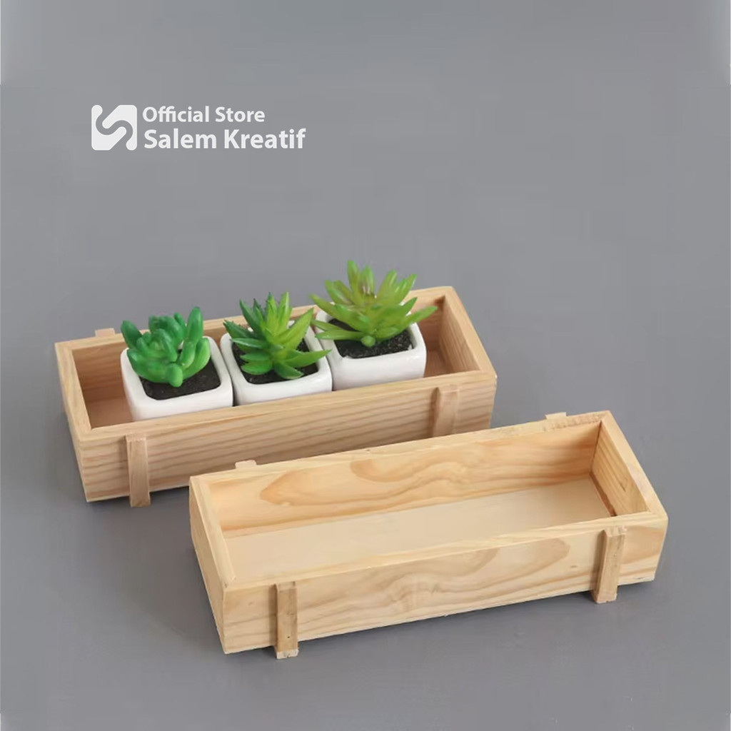 Jual Pot Wooden Box Kayu Jati Belanda Hiasan Rumah Meja Dekorasi Ruang ...