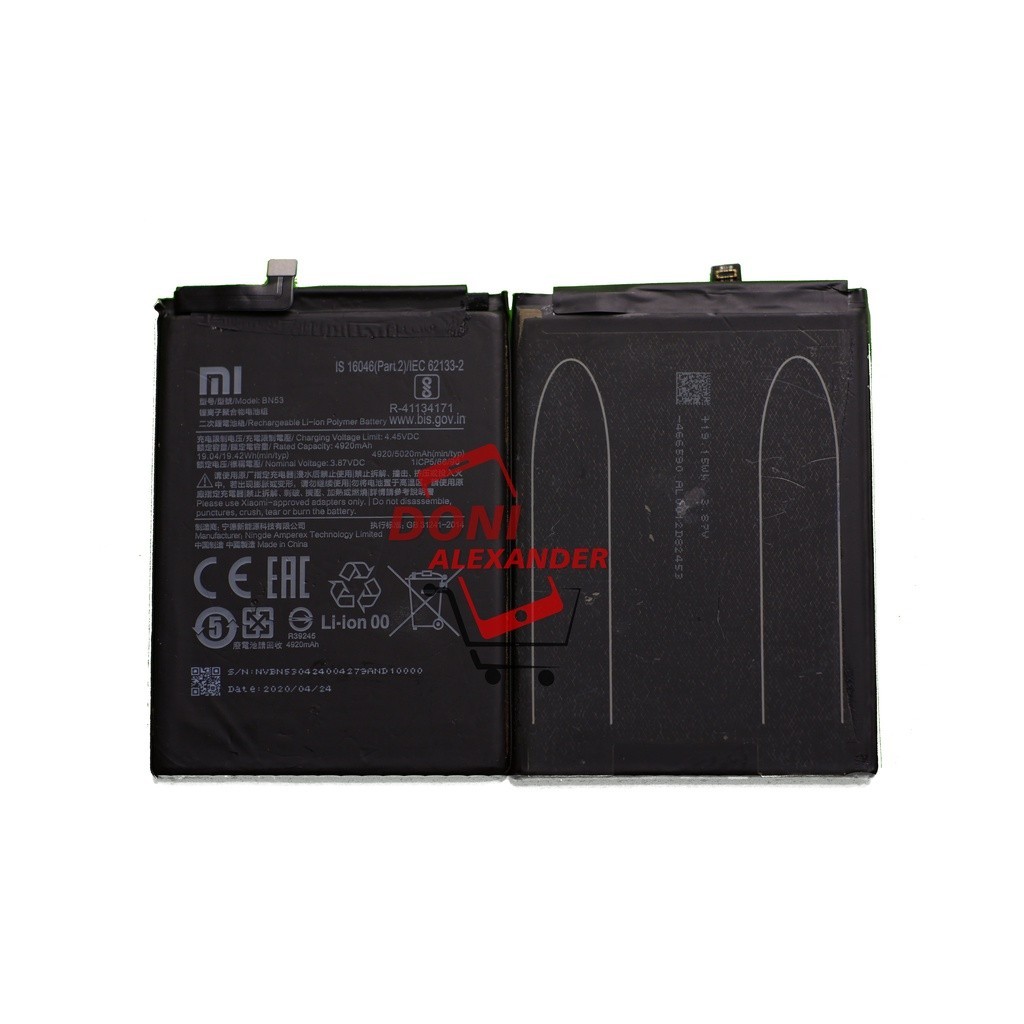 Jual BATERAI BATTERY BATRE XIAOMI REDMI 9 / REDMI NOTE 9 BN54 ORIGINAL ...