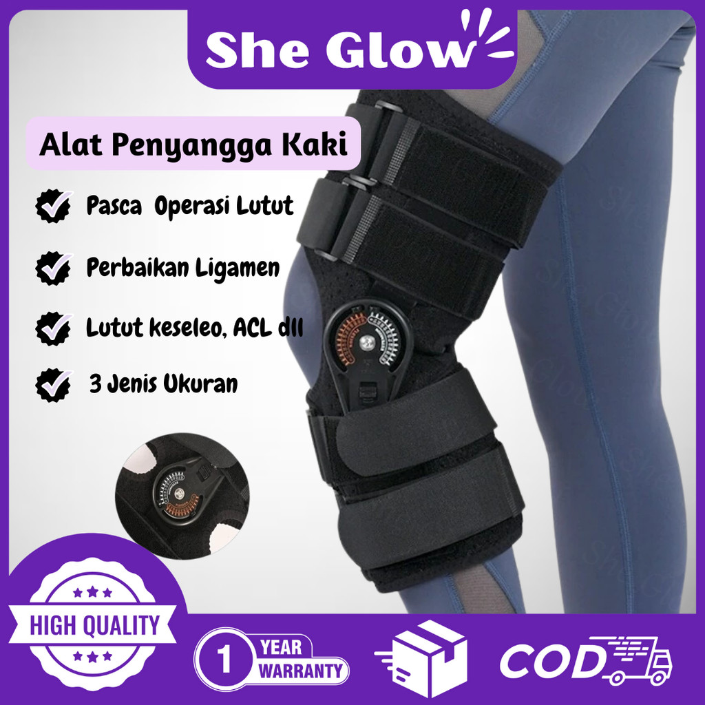Jual She Glow (GARANSI 1 TAHUN) Peyangga Terapi Lutut Knee Brace Untuk ...