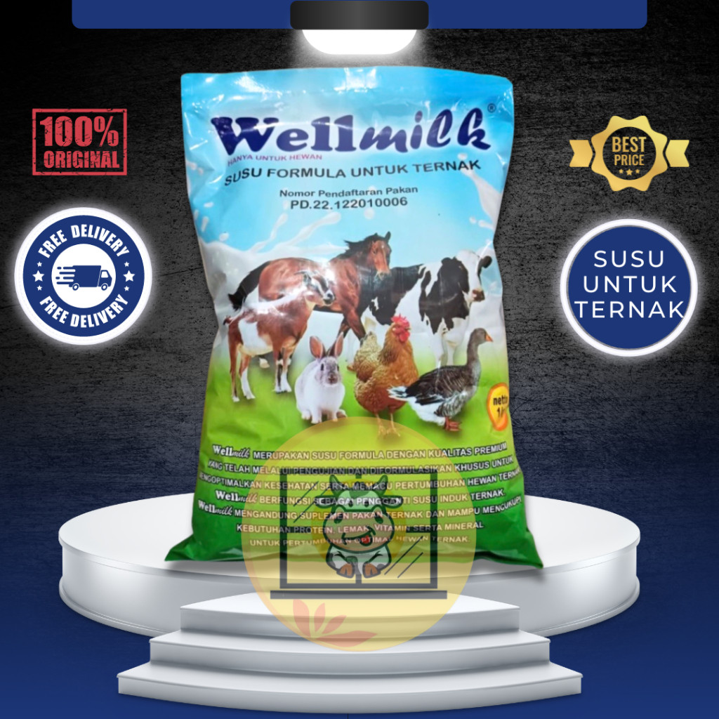 Jual WELLMILK SUSU TERNAK KAMBING 1 KG - Susu Anak Sapi Kambing Hewan ...