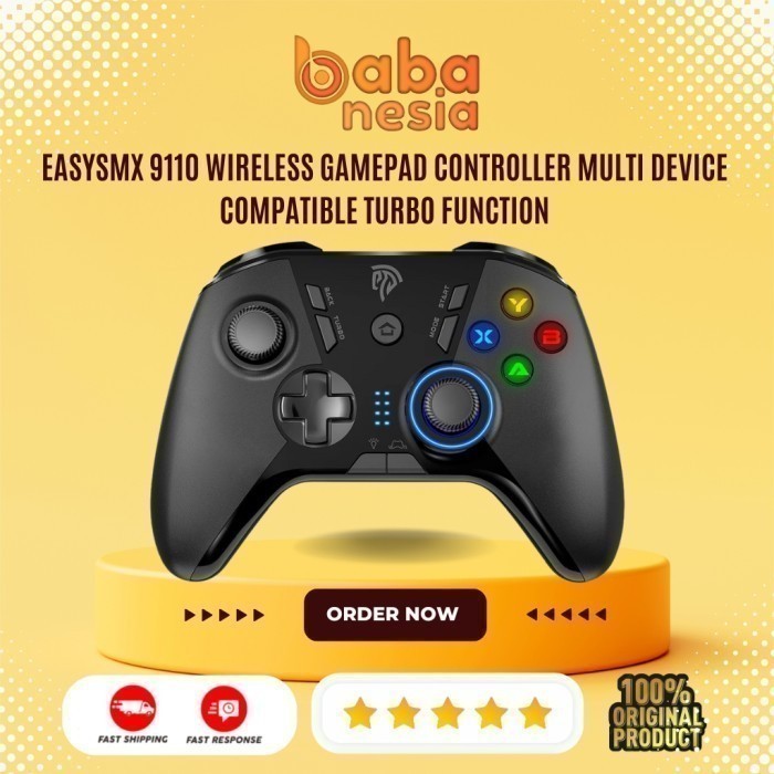 Jual EASYSMX 9110 Wireless Gamepad Controller Multi Device Compatible Turbo Function Joystick ...