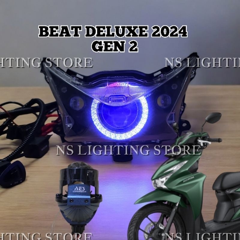 Jual PROJIE PROJECTOR BILED AES TURBO EXPERIENCE BEAT DELUXE GEN 2 BEAT ...