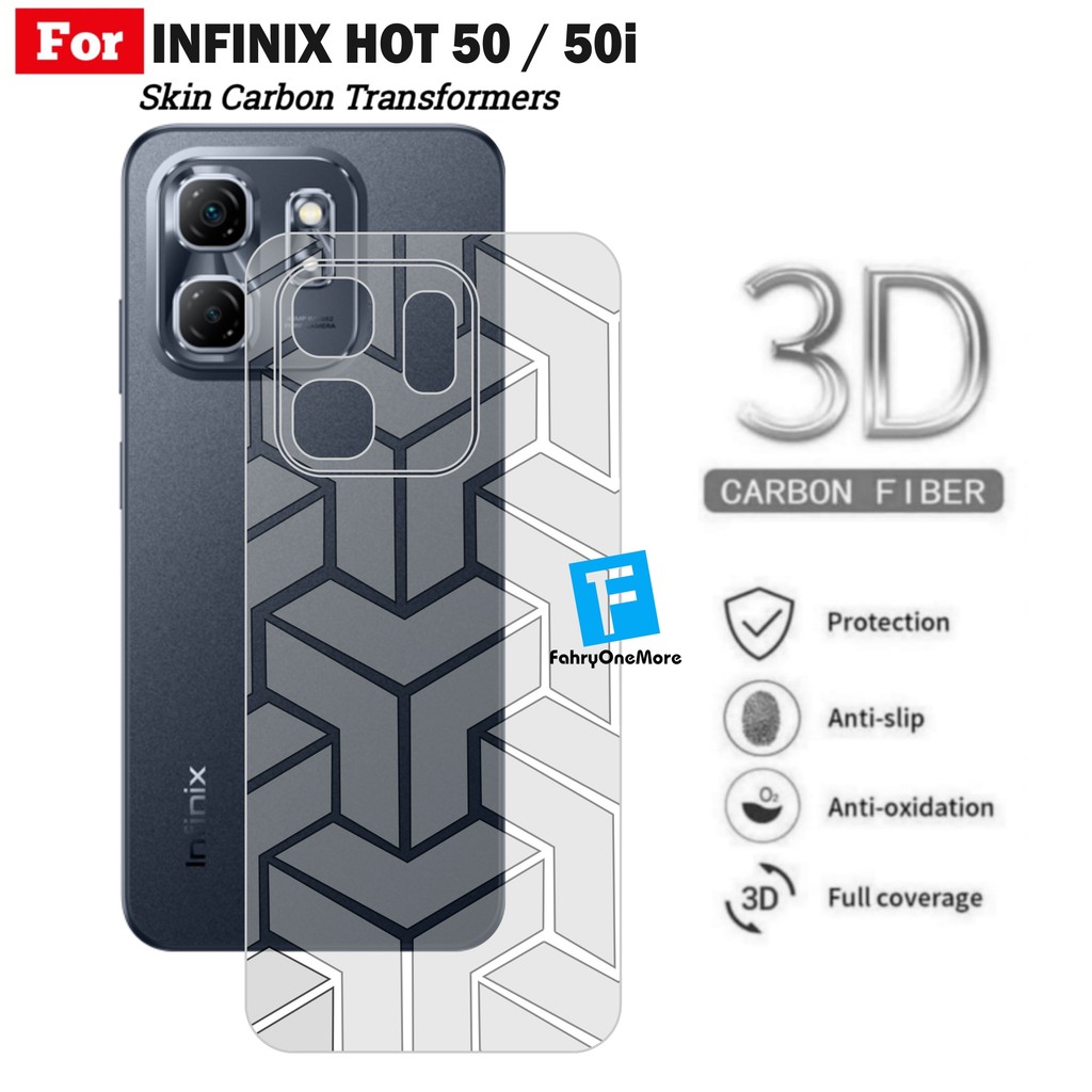 Jual Skin Carbon Infinix Hot 50 50i Pro Plus 4G 5G Garskin Motif ...