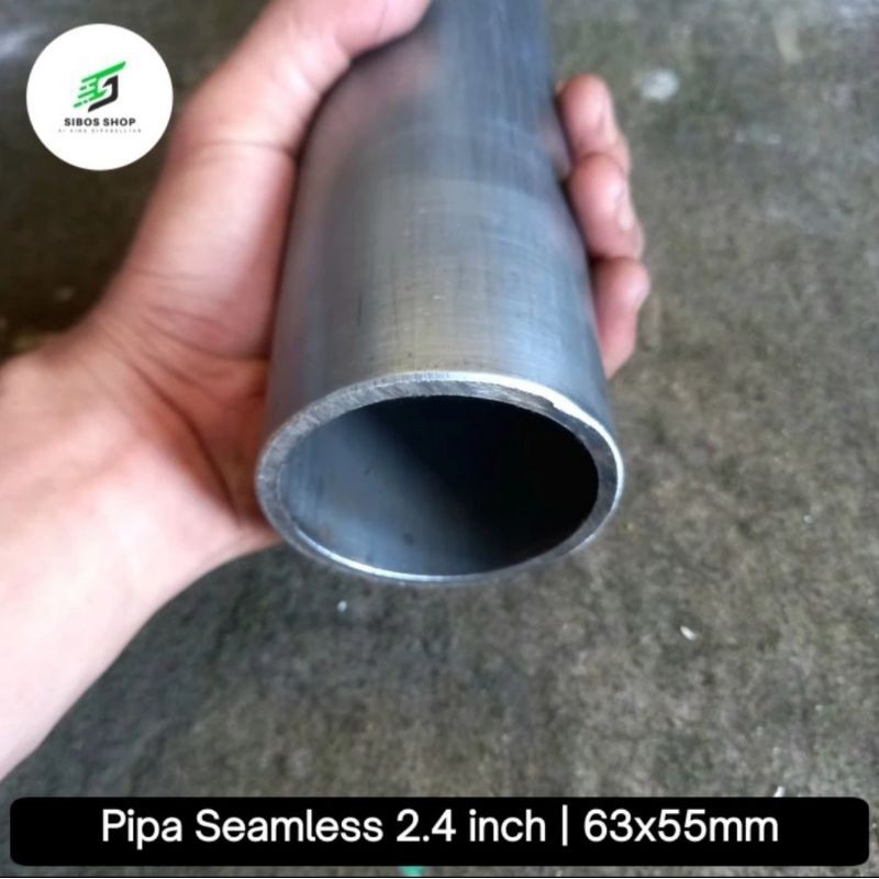Jual Pipa Besi Seamless OD 63mm ID 55mm Tebal 4mm panjang 10cm sampai ...