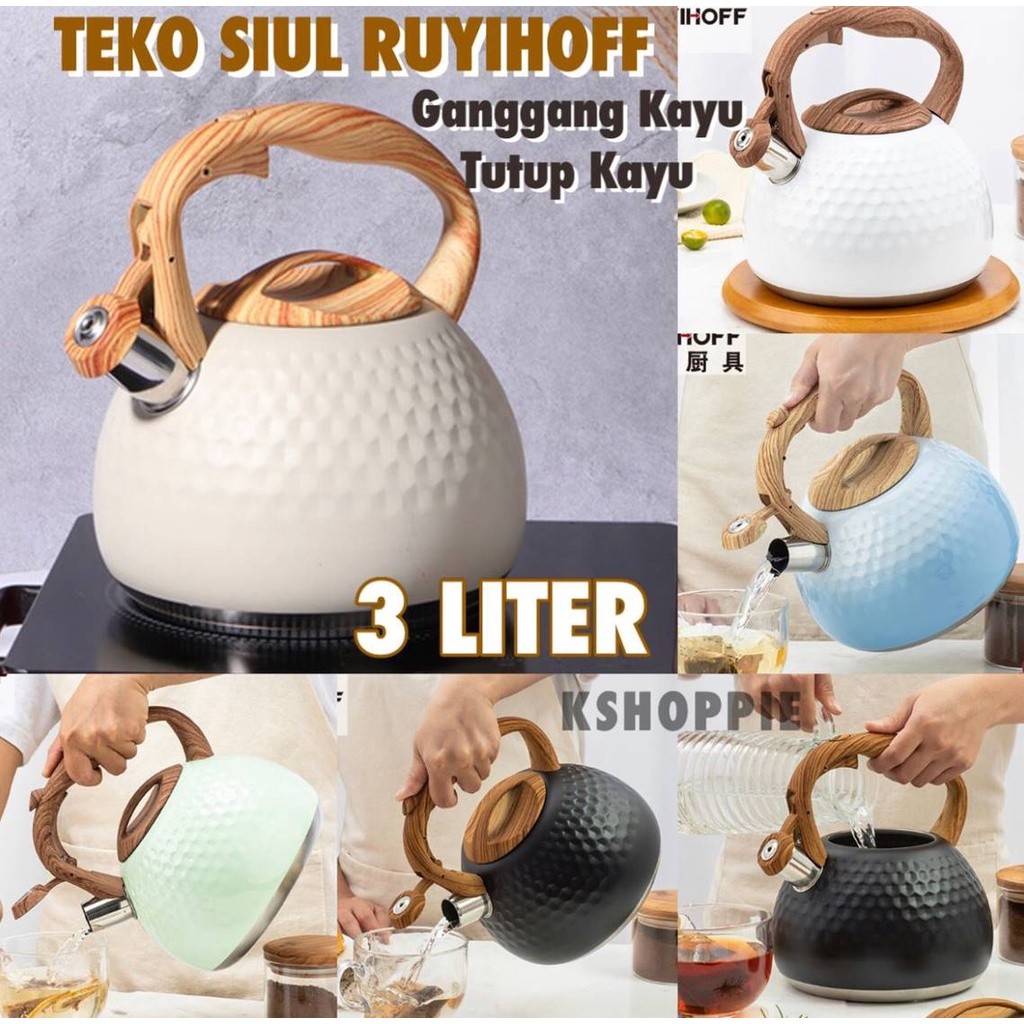 Jual YN32EW TEKO SIUL ESTETIK RUYIHOFF 3 LITER / TEKO HOMECHACHA / TEKO ...
