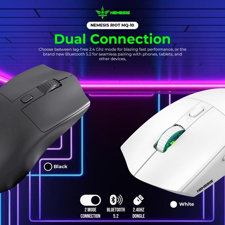 Jual NYK RIOT MQ10 / NYK NEMESIS RIOT MQ-10 Dual Wireless Charging Dock ...