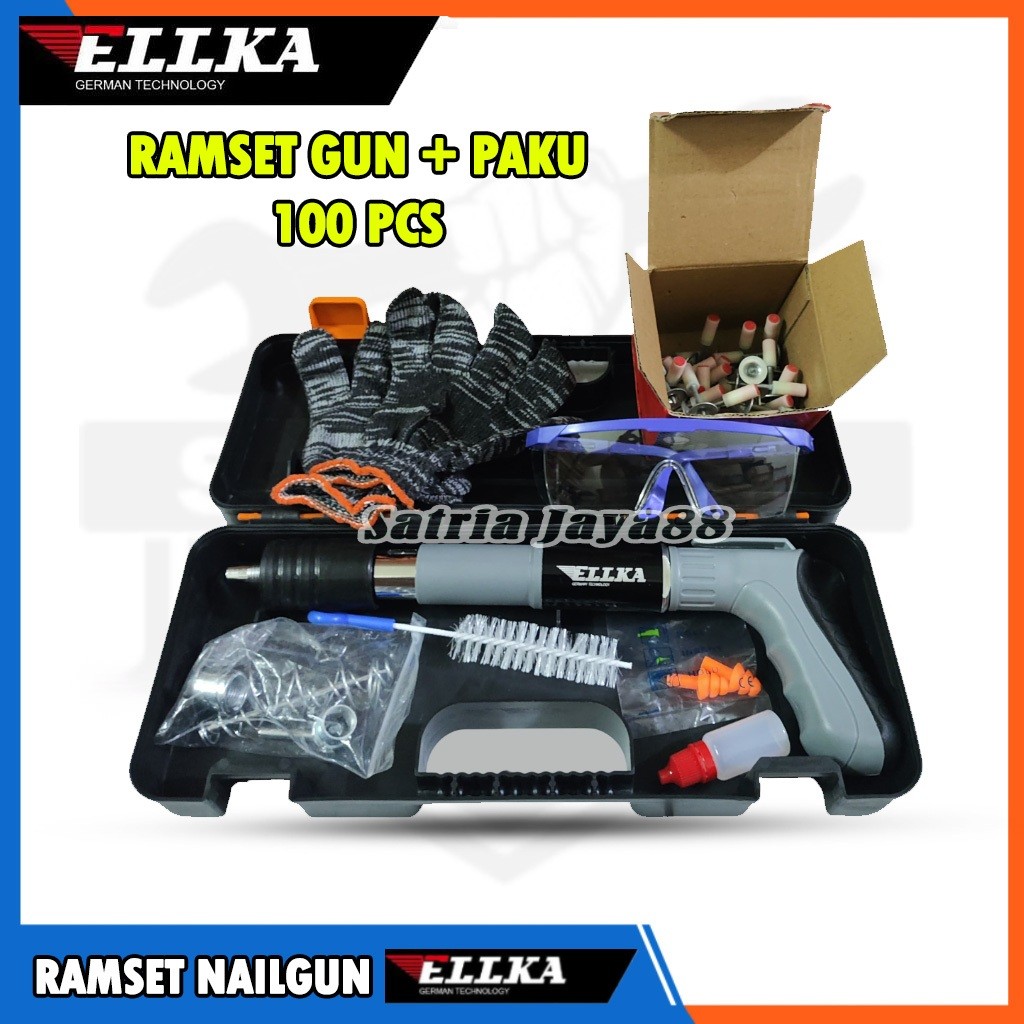 Jual TURUN HARGA!!! Alat Tembak Paku Tembok Beton Paku Lurus Mini ...