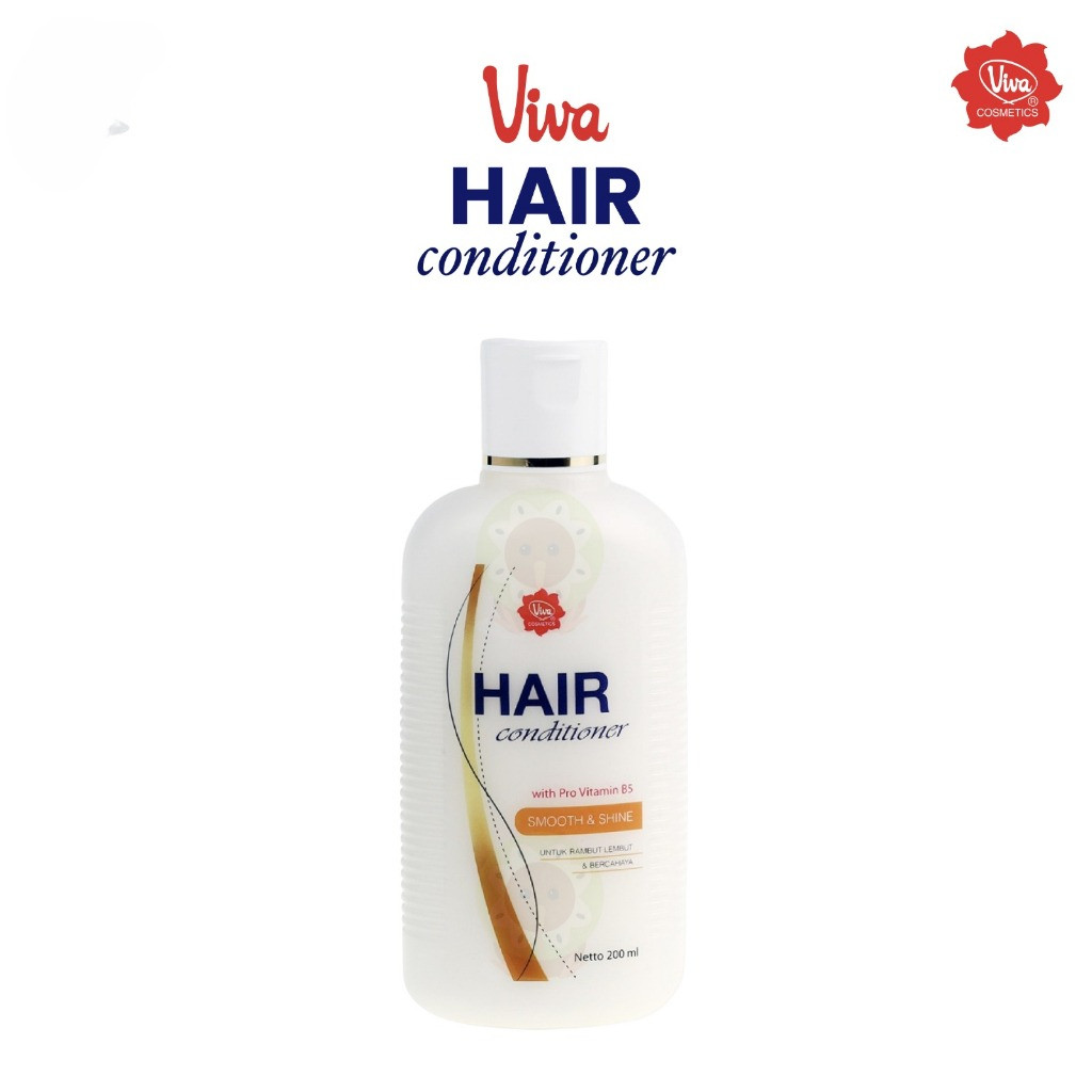 Jual VIVA HAIR CONDITIONER WITH PRO VITAMIN B5 - SMOOTH & SHINE 200ML ...