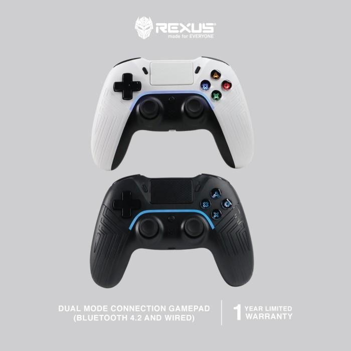 Jual Rexus Bluetooth Gamepad Gladius GX300 - Putih - Putih | Shopee ...