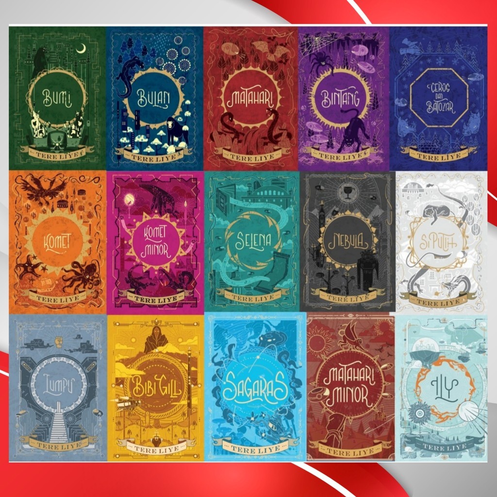 Jual Buku Novel Tere Liye Series Paket Serial Bumi ILY Bulan Matahari ...