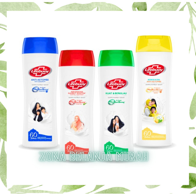 Jual Lifebuoy Shampo Merah, Kuning, Hijau Dan Biru Sampo 170 ml / 70 ml ...