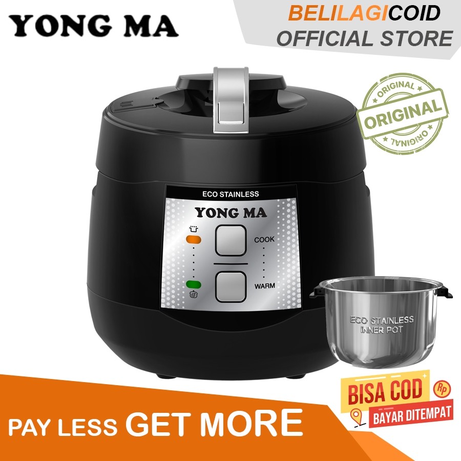 Jual (ORI)YongMa Magic Com 3in1 Stainless Steel YMC 7073 / SMC-7073 ...