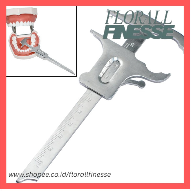 Jual Dental Vernier Caliper Gauge Micromete Measuring Instrument Dental ...