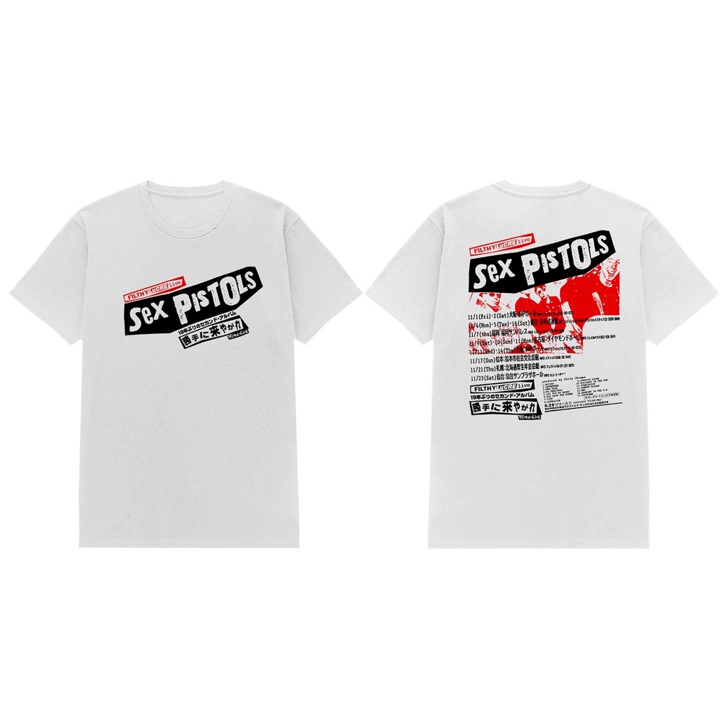 Jual T Shirt Band Sex Pistols Filthy Lucre Japan Shopee Indonesia 9395