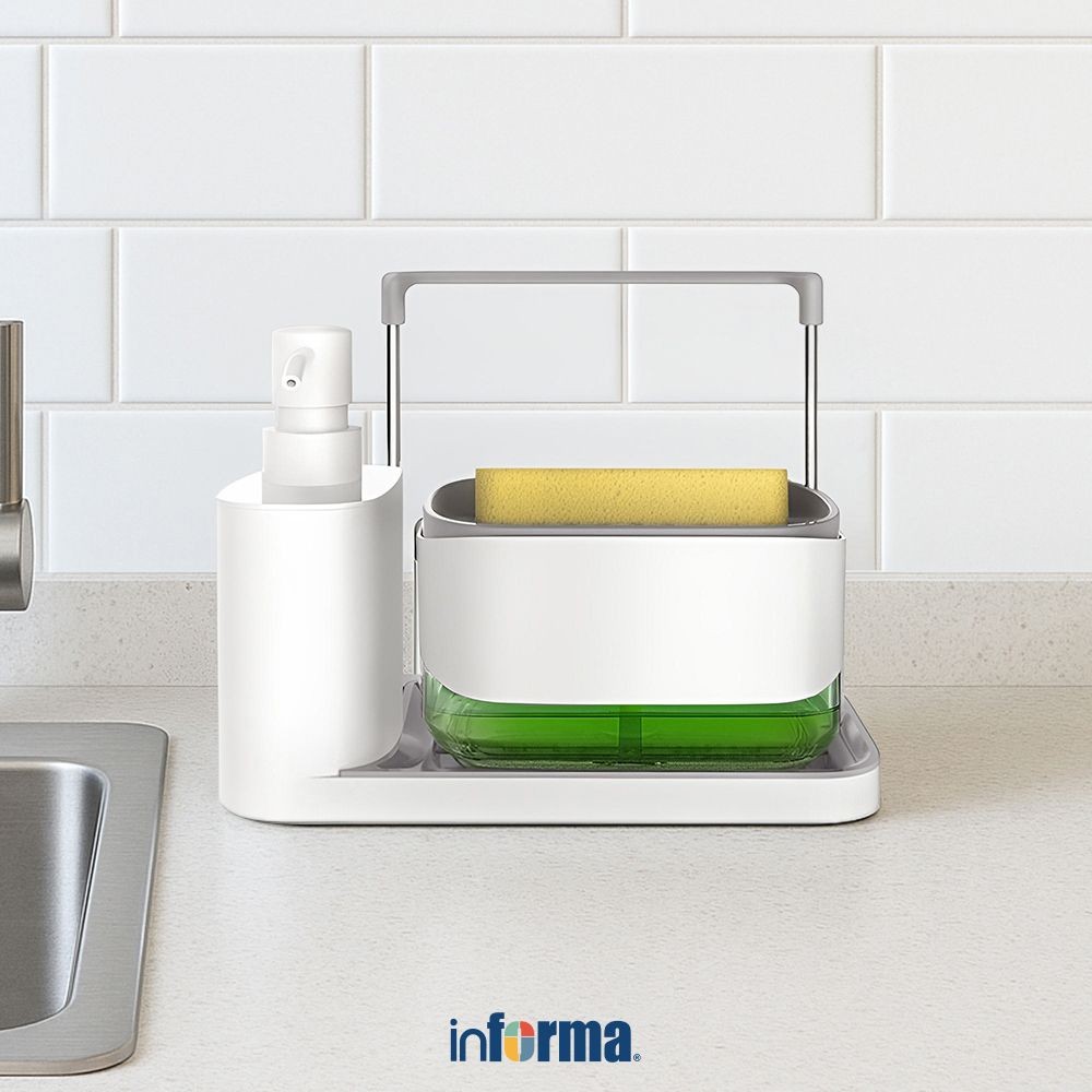 Jual Informa Eri Tempat Alat Cuci Piring Dengan Dispenser Sabun - Putih ...