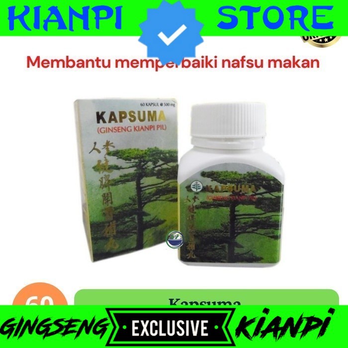 Jual Nsp - Kapsuma Ginseng Kianpi Pil - Penambah Nafsu Makan dan Berat ...
