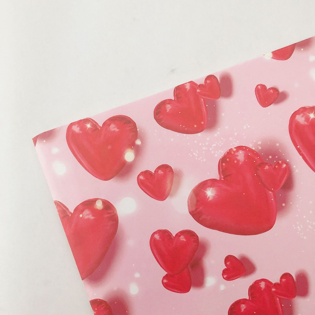 Jual Kertas Kado Love Heart Merah | Shopee Indonesia