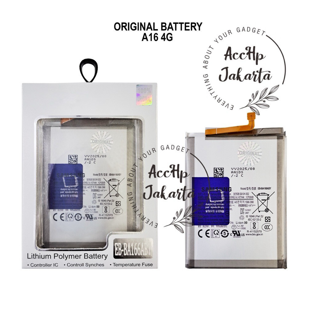 Jual Batu Batrai Samsung Galaxy A16 4G EB-BA166ABY Batrei Battery EB ...