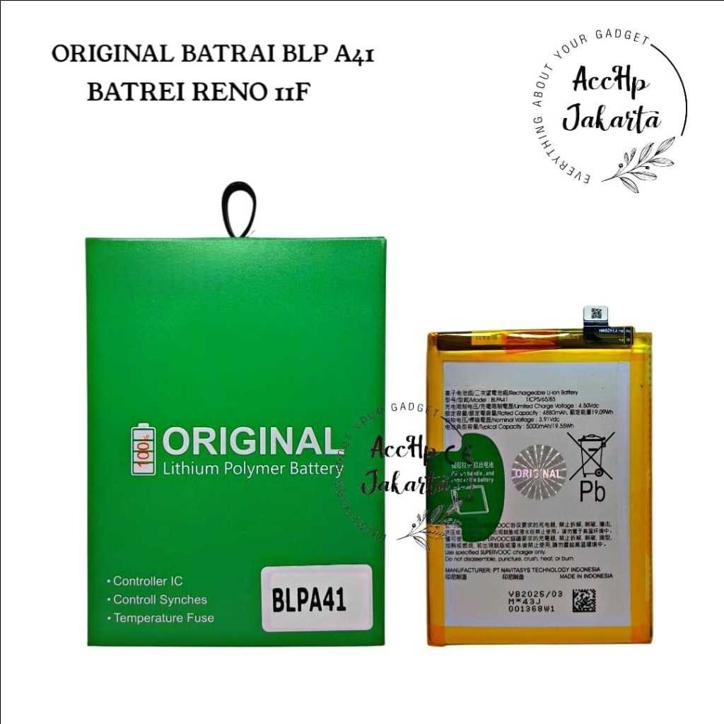 Jual Baterai Batre Reno 11 F 5G / F25 PRO 5G BLPA41 Batrai Battery BLP ...