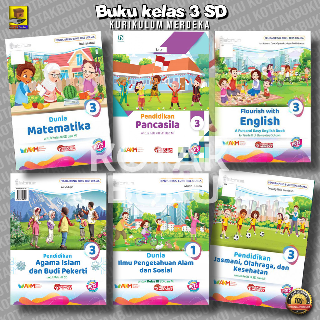 Jual Buku Kelas 3 SD Kurikulum Merdeka / Platinum / Tiga Serangkai | Shopee Indonesia