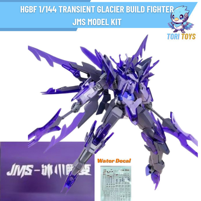 Jual JG99 HG 1/144 Transient Glacier Build Fighter JMS Model Kit HGBF ...