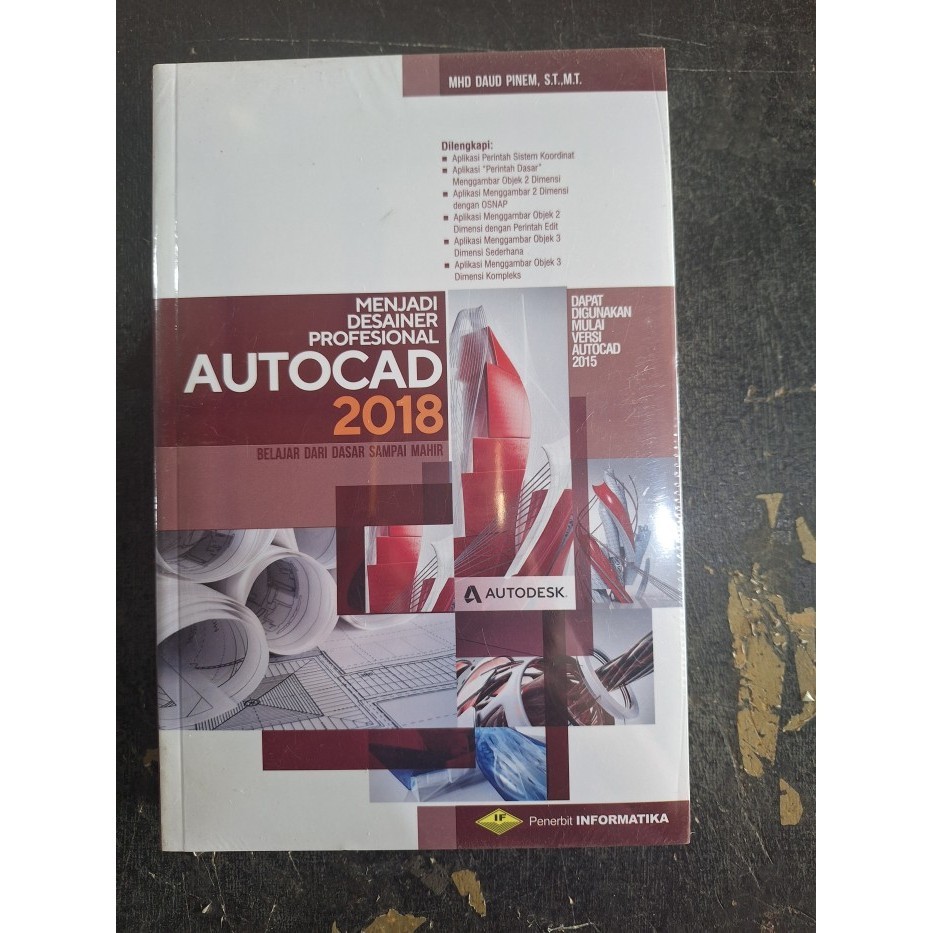 Jual BUKU MENJADI DESAINER PROFESIONAL AUTOCAD 2018 | Shopee Indonesia