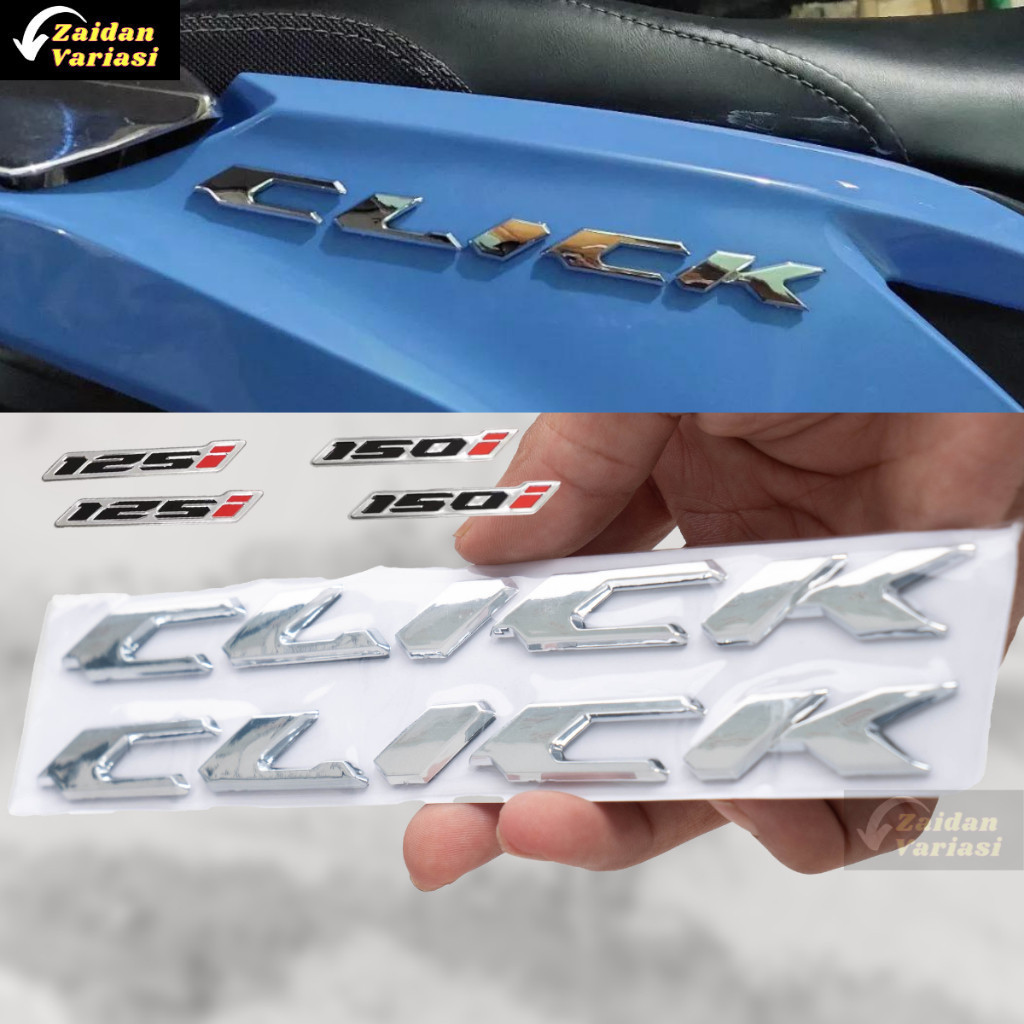 Jual Emblem Click 125i 150i Clik Vario Timbul 150 125 Emlem Logo Mblem ...