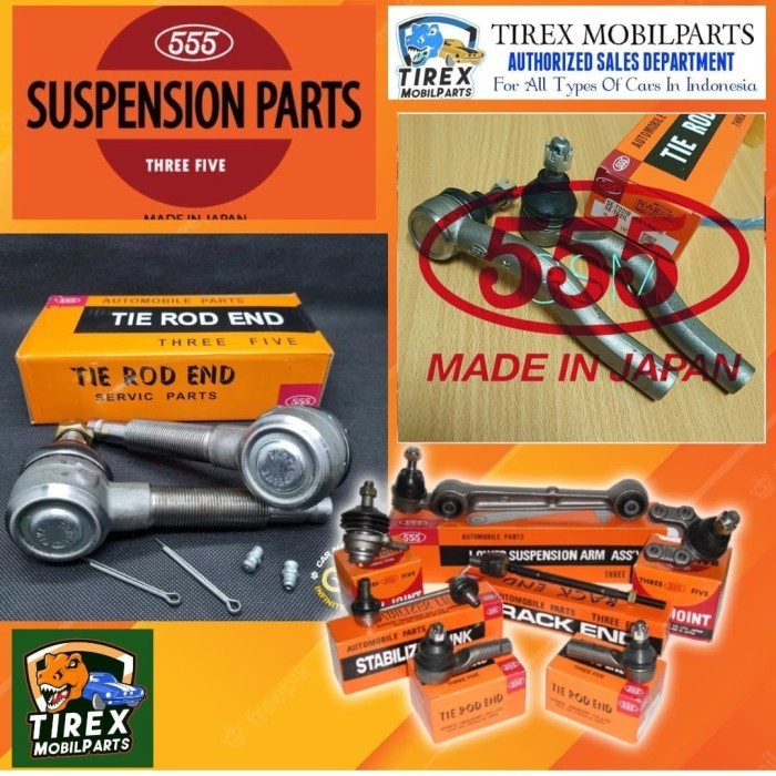 Jual Tierod / TIE ROD END HONDA BRIO Merk 555 Japan Original SEPASANG ...