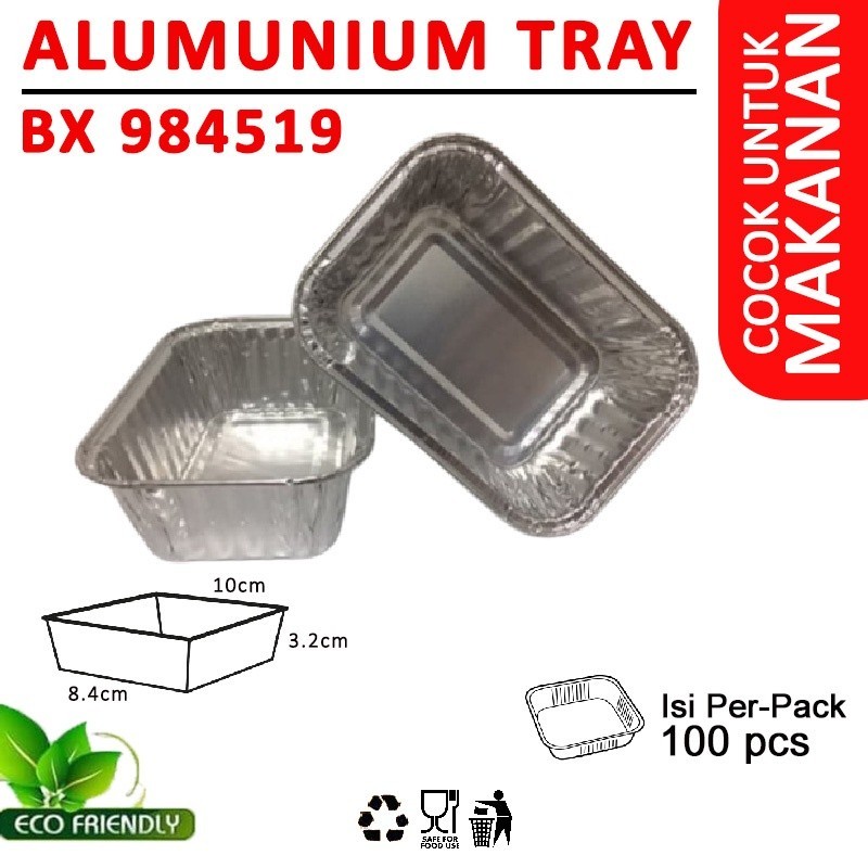 Jual ALUMINIUM FOIL CUP I ALUMINIUM FOIL TRAY I AlumInium foil + Tutup I KOTAK ALUMINIUM I BX ...