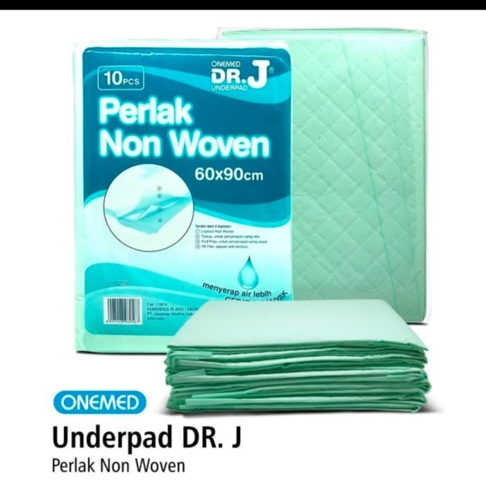 Jual Underpad 60 x 90 / Dr. J Onemed (1 pack isi 10 lembar) | Shopee ...