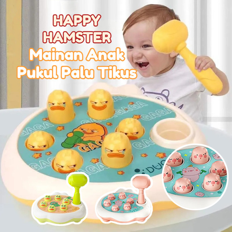 Jual Mainan Anak Pukul Palu Tikus Mainan Pukul Pukulan Motorik Mainan ...