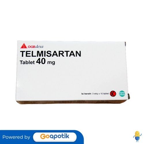 Jual Telmisartan Ogb Dexa Medica 40 Mg Box 30 Tablet / Hipertensi ...