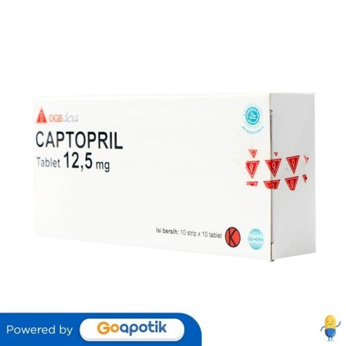 Jual Captopril Ogb Dexa Medica 12.5 Mg Box 100 Tablet / Hipertensi | Shopee Indonesia