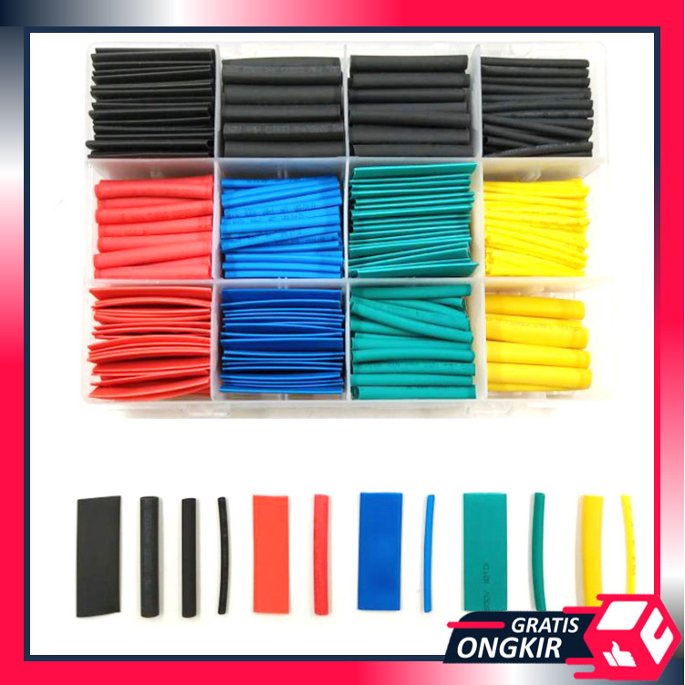 Jual Gratis Ongkir - 6362 Heat Shrink Tube Selang Bakar / Kabel ...