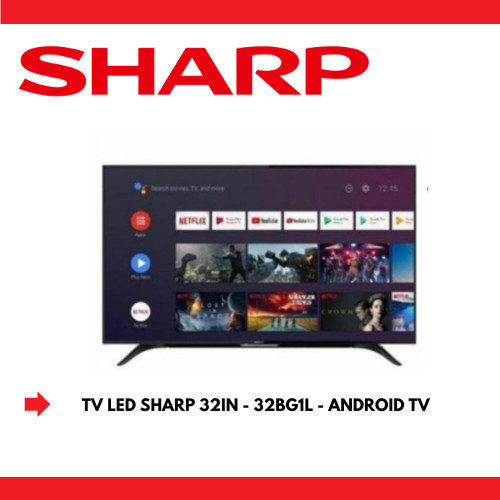 Jual TV SHARP 32 INCH | 2TC 32BG1 | ANDROID TV | DIGITAL | HD - FREE ...
