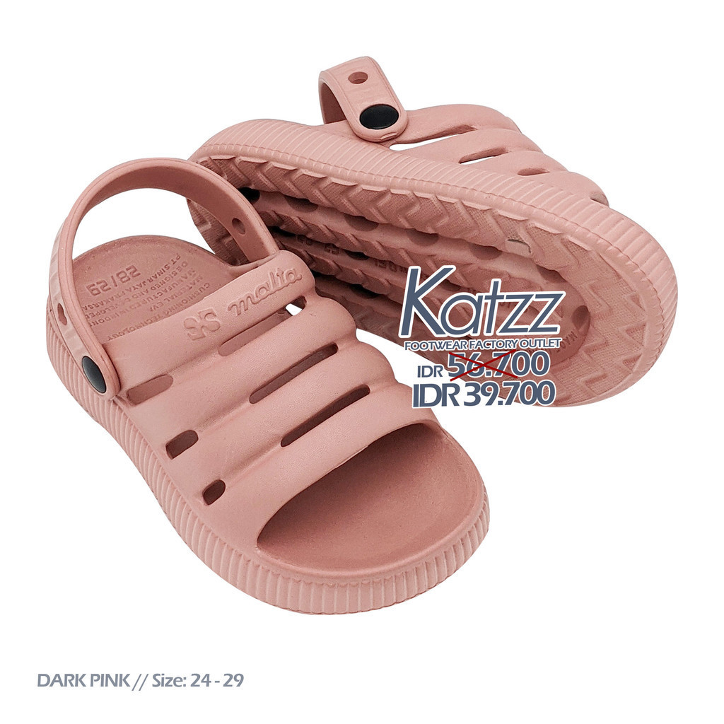 Jual KATZZ - Sandal Slop Warna Pink Uk 24 - 29 / Sandal Anak Casual ...