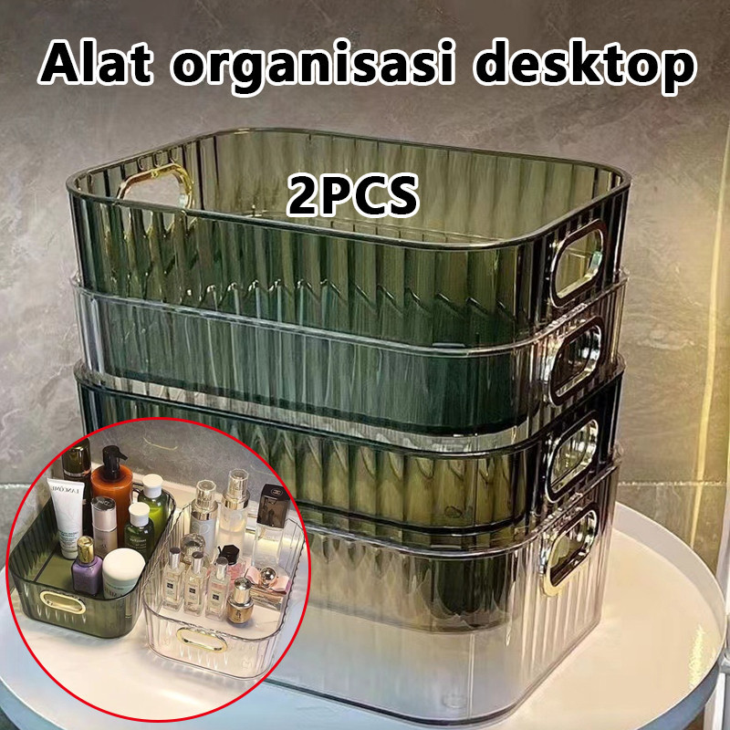Jual 2PCS Box Penyimpanan Akrilik Serbaguna Storage Box Kotak ...