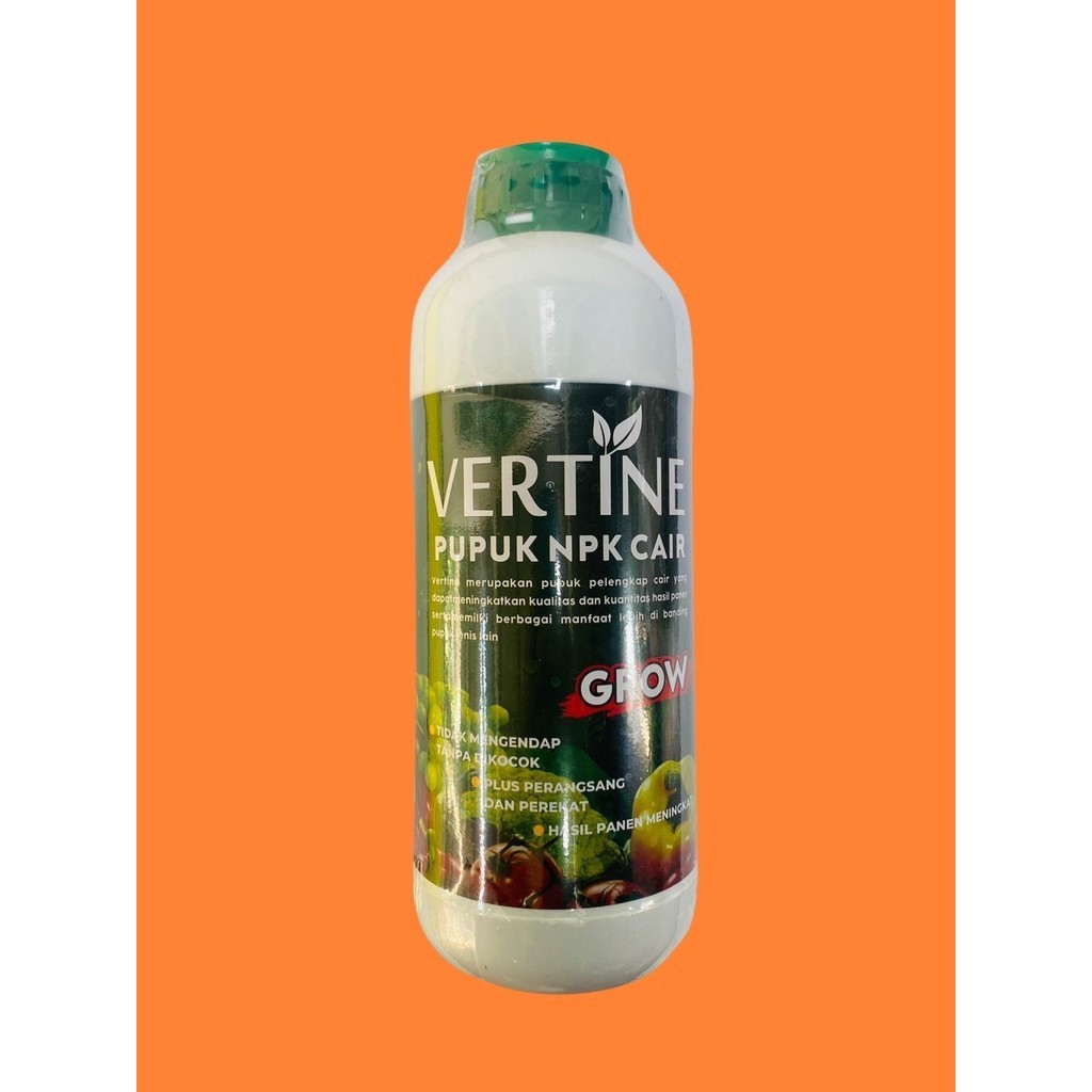 Jual Pupuk npk cair VERTINE GROW BUNGA BUAH PADI TEMBAKAU BAWANG isi 1 liter dari cv.mitra tani ...