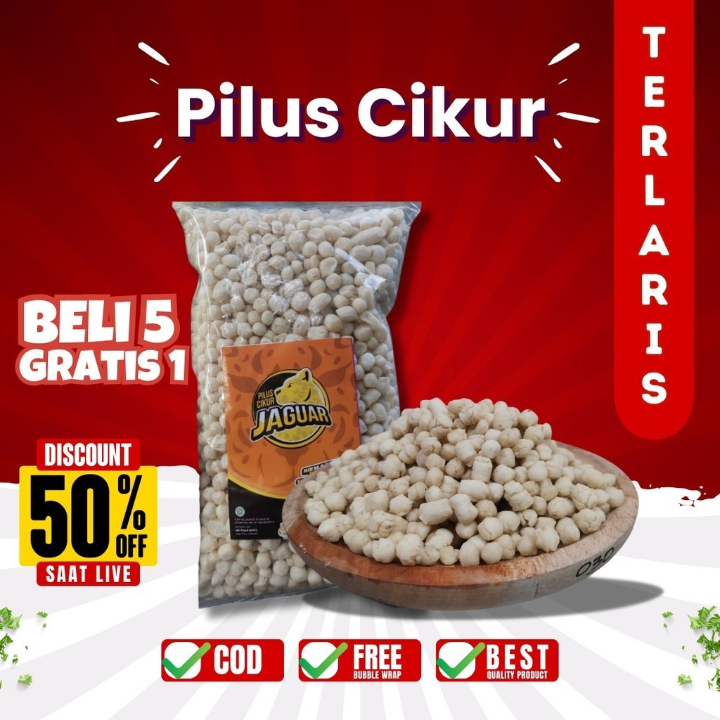 Jual PILUS CIKUR 500 GR TERMURAH PILUS CIKUR KENCUR SUKRO SIOMAY MINI ...