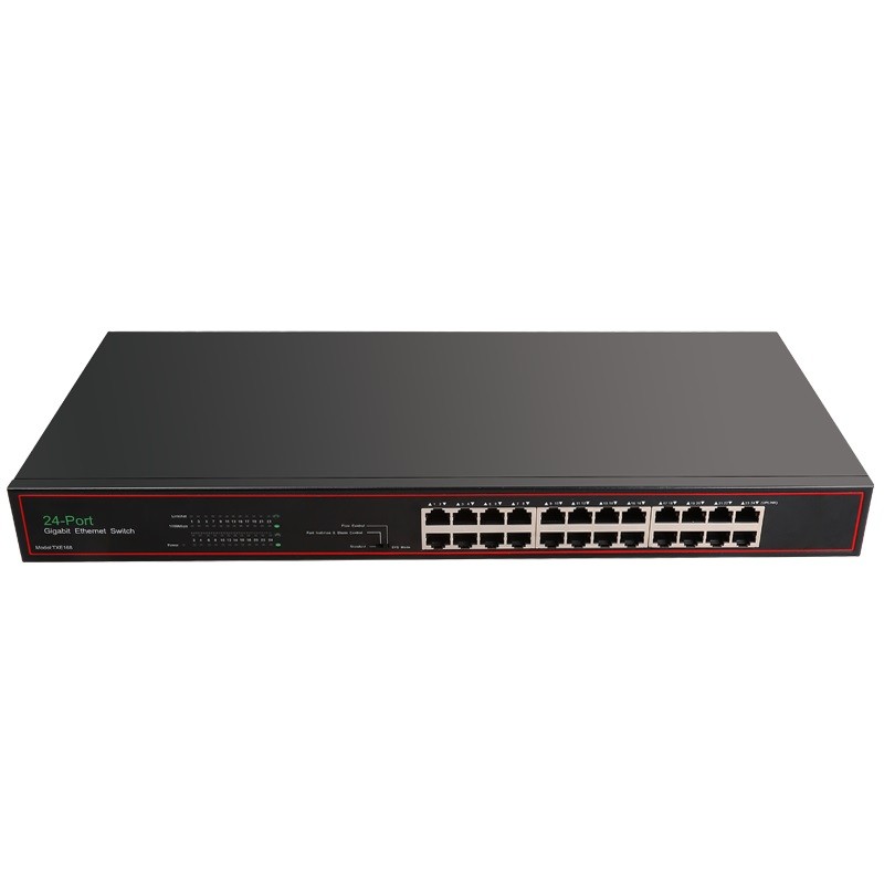 Jual Network Switch 24 Port Network adapter 10/100/1000Mbps VLAN ...