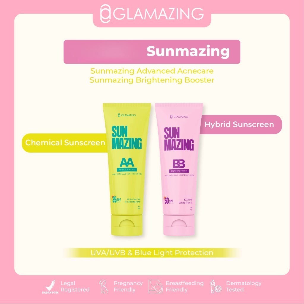 Jual BEAUTYLAND GLAMAZING SUNSCREEN SUN MAZING ADVANCED ACNECARE SPF 35 ...