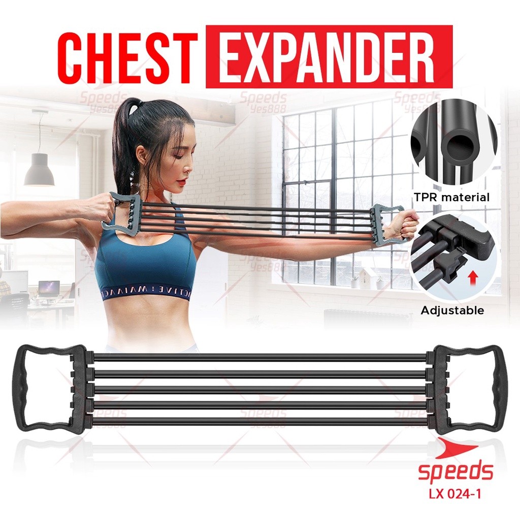 Jual SPEEDS Chest Expander Karet Rubber Chest Expander dapat ...