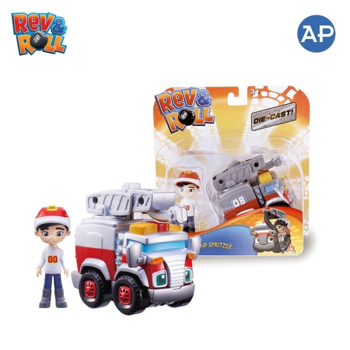 Jual Alpha Toys Rev & Roll Die-cast Bo and Spritzer | Shopee Indonesia