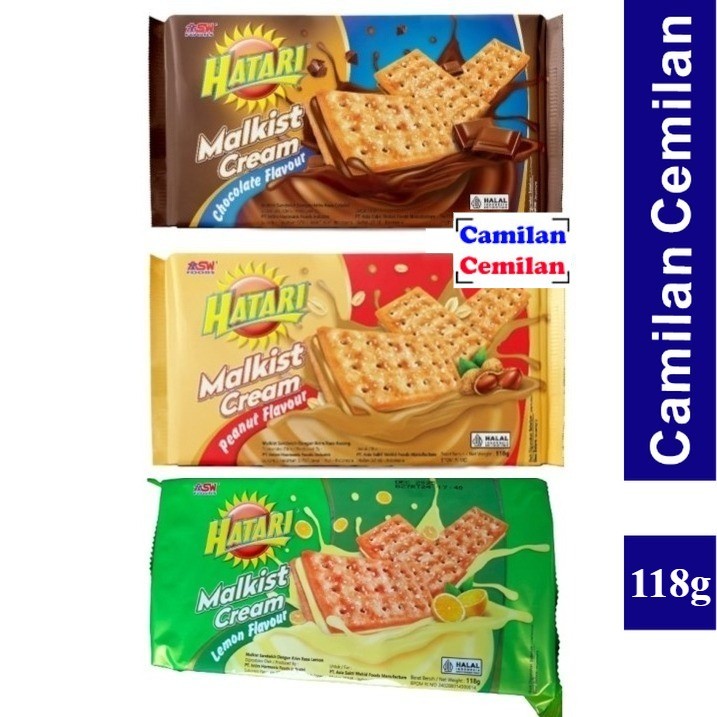 Jual Hatari Malkist Cream Chocolate Peanut Lemon 118 gr | Shopee Indonesia