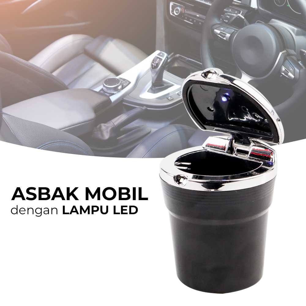 Jual Asbak Mobil Lampu LED Car Ashtray Cup Aksesoris Mobil | Shopee ...