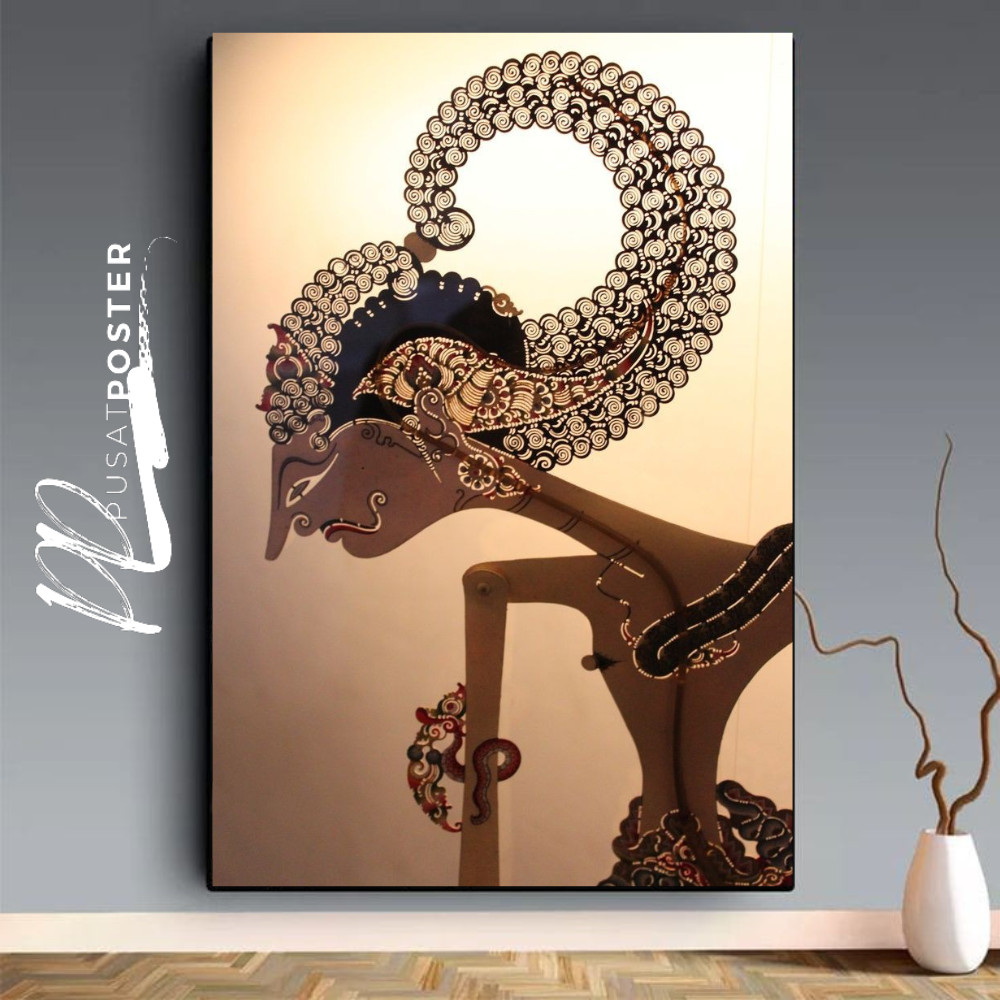 Jual HIASAN DINDING TEMA WAYANG GOLEK - POSTER KAYU WAYANG GOLEK ...