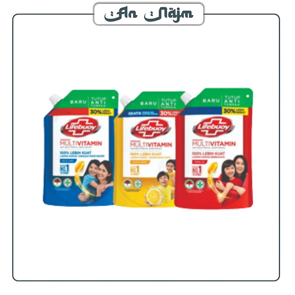 Jual Lifebuoy Sabun Mandi Anti Bakteri 800 ml JUMBO Kemasan Refill ...