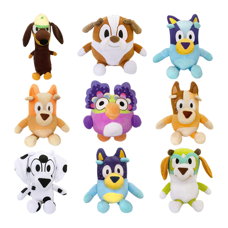 Jual Bluey Bingo Plush Chloe Honey Snickers Winton Family Kawaii Plush ...